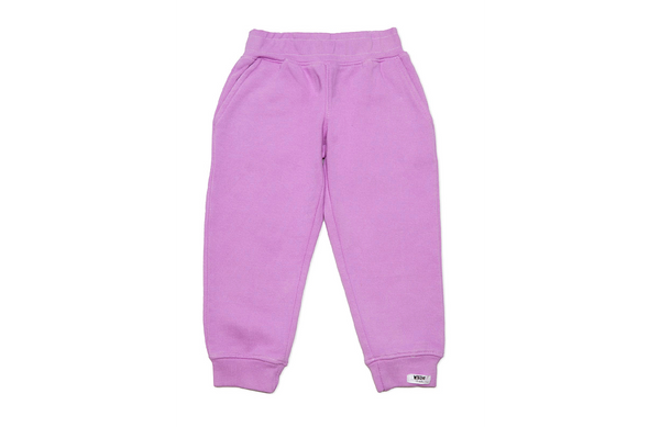 Kids Hand Dyed Joggers in Magenta - Worthy Threads